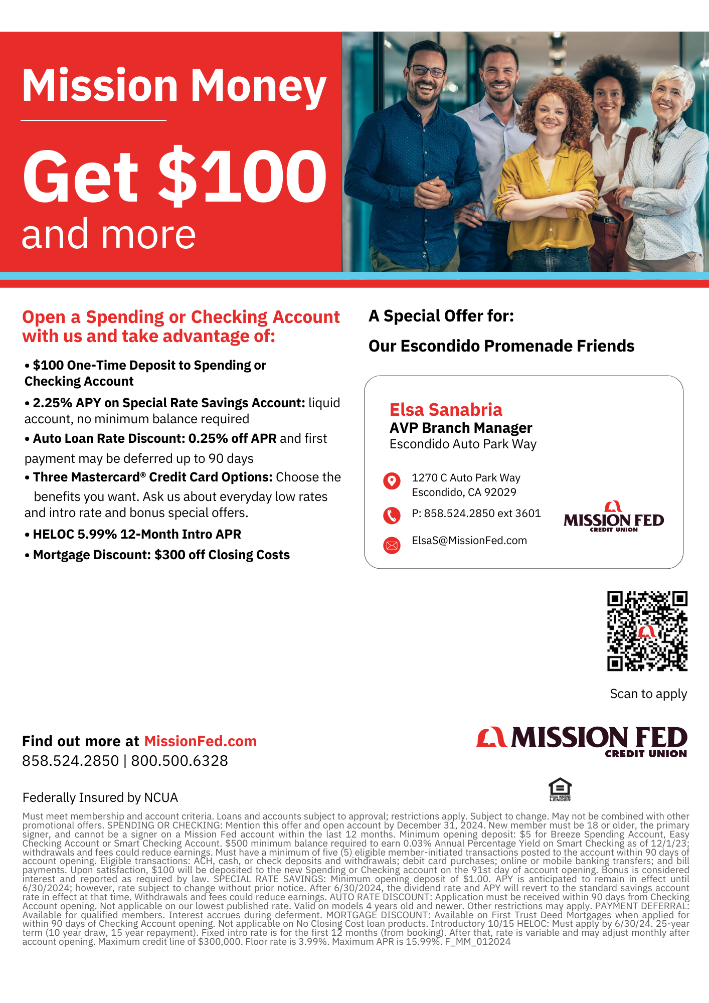Mission Federal – Mission Money - Escondido Promenade